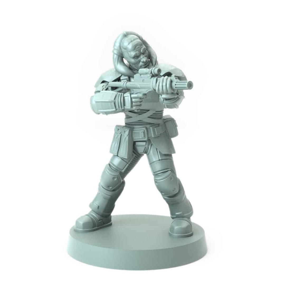Armored Syndicate Soldier C SW Legion Shatterrpoint Compatible Black ...