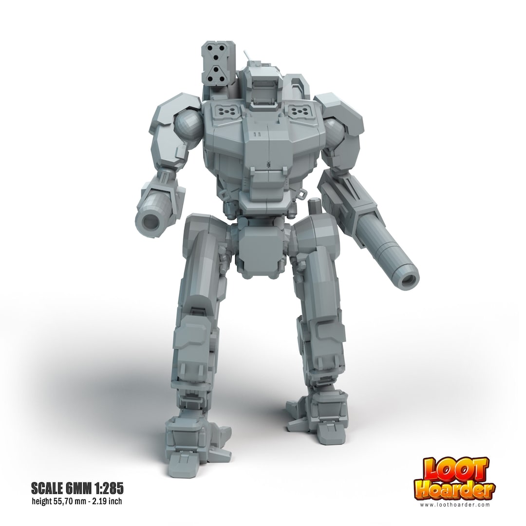 Battle Axe BKX-7X Battletech Mechwarrior Miniatures - Etsy.de