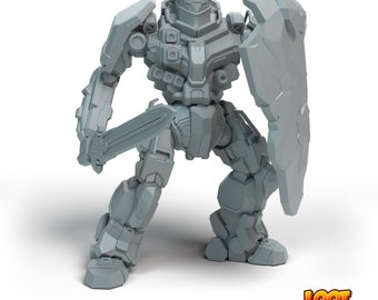 Battletech Miniatures Black Knight BL-7-KNT Special Variant by Syllogy 3D Printed on Demand - Etsy