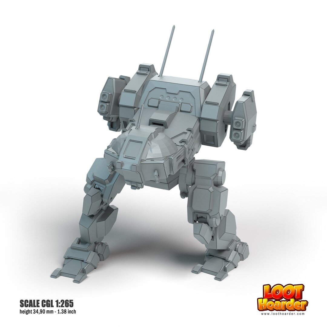 Jenner JR7-D Battletech Mechwarrior Miniatures - Etsy