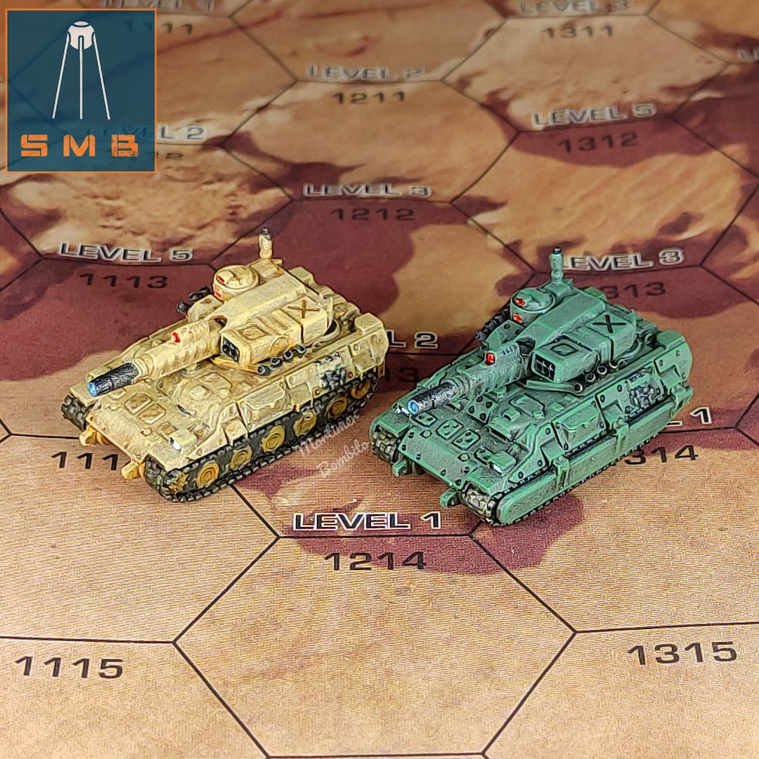 Murmidoni Medium Tank Battletech Miniatures Mechwarrior Sir Mortimer ...