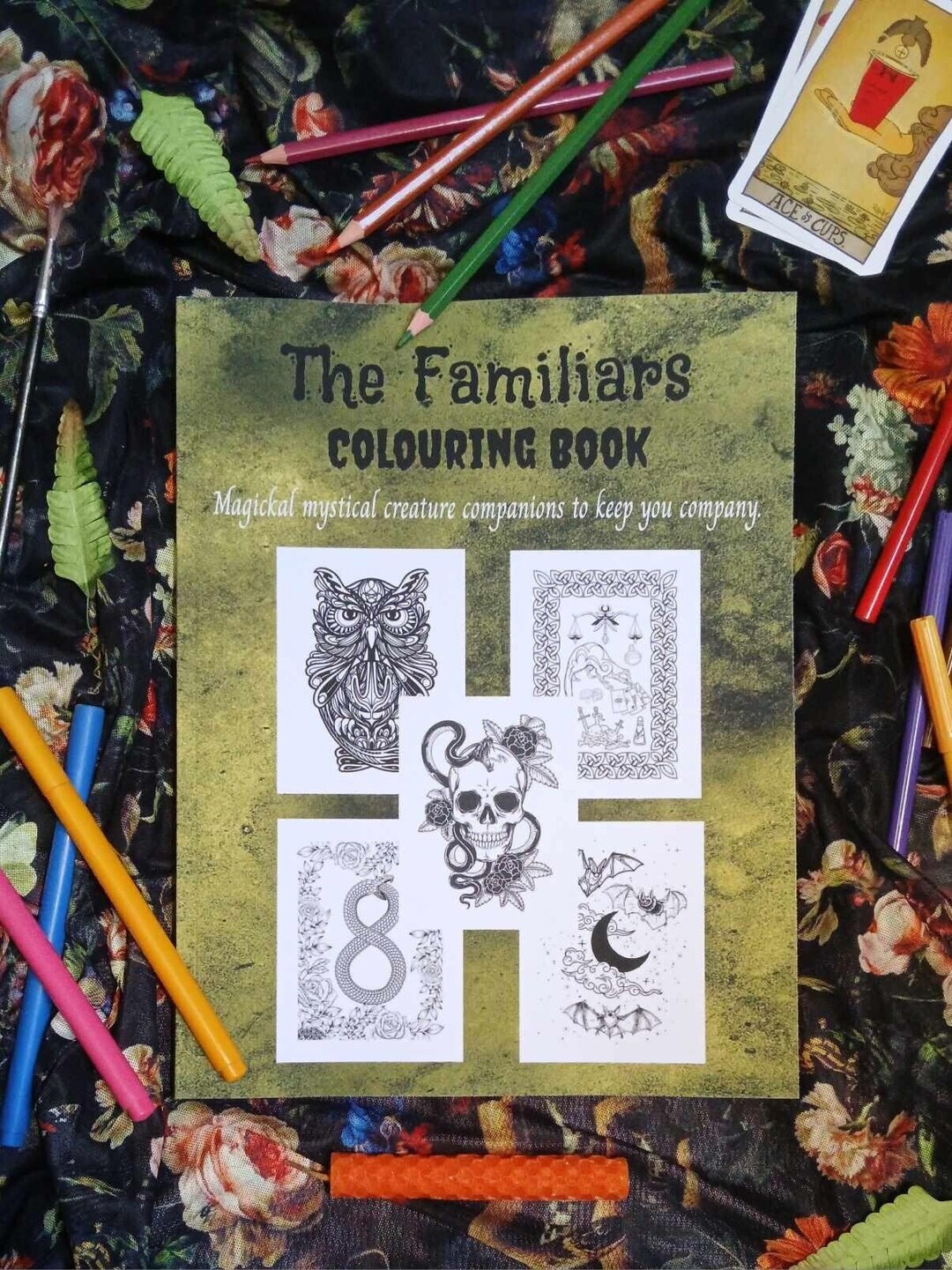 The Familiars Colouring Book, Cosy Craft, A4, 60 Pages - Etsy UK