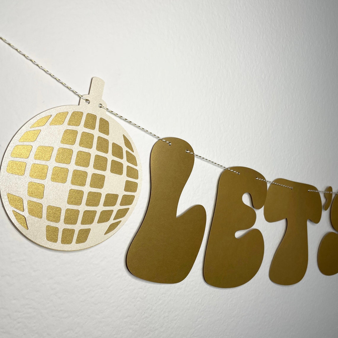 Party Banner Lets Boogie Banner Birthday Banner Retro - Etsy