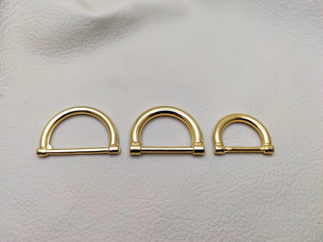 GOLD D RINGS 20-25-30 Mm (pack of 2) Bag Making Hardware - Etsy UK