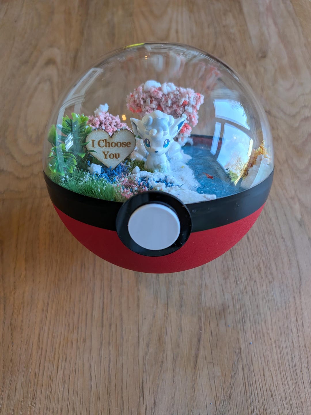 Vulpix Handmade Pokémon Pokeball Terrarium. Pokemon , Pokeballs , Geeky ...
