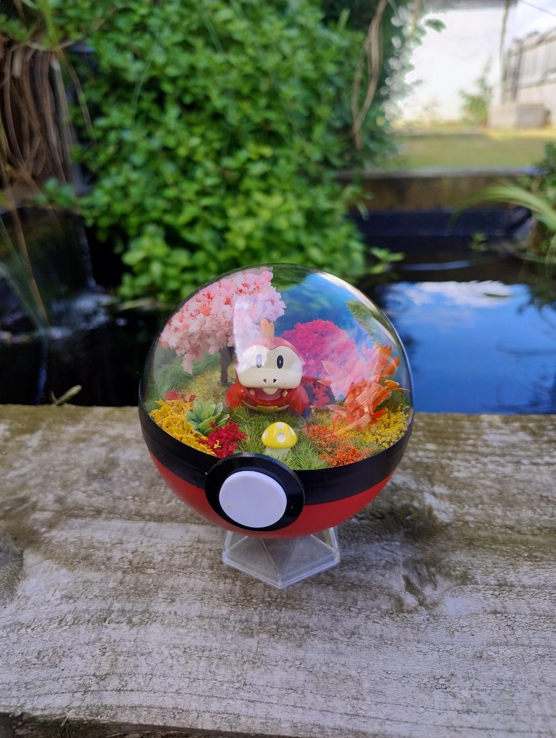 Fucocco Handmade Pokémon Pokeball Terrarium. Pokemon , Pokeballs ...