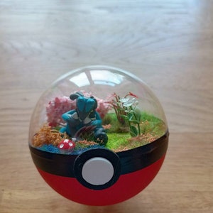 Lucario Handmade Pokémon Pokeball Terrarium. Pokemon , Pokeballs ...