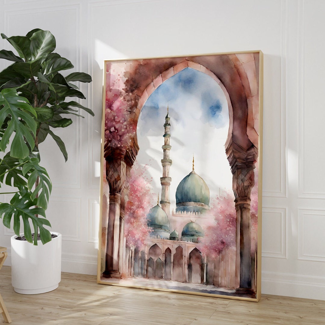 Nabawi Mosque, Al Haram, Rawda, Old Architecture, Madina Saudi Arabia ...