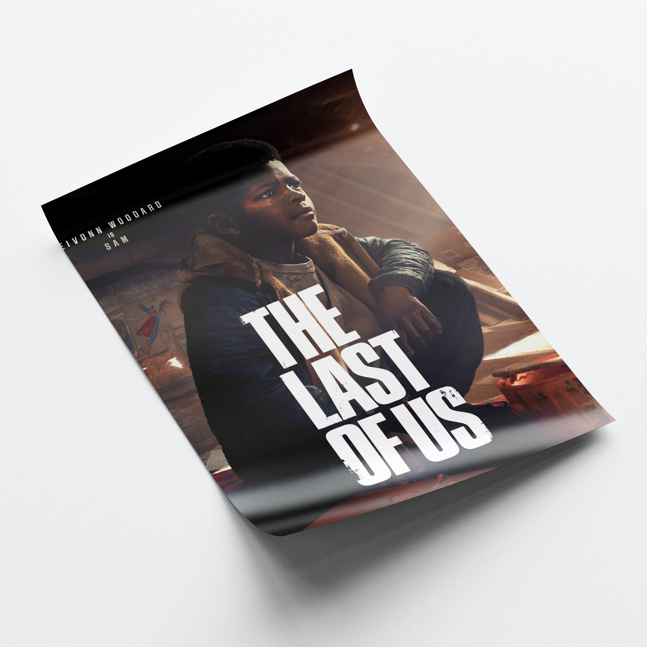 The Last Of Us Poster HBO TV Series Sam Keivonn Woodard 2023