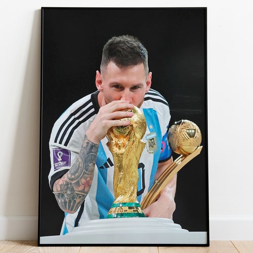 Lionel Messi Qatar 2022 World Cup Winner Framed Display Gift - Etsy UK