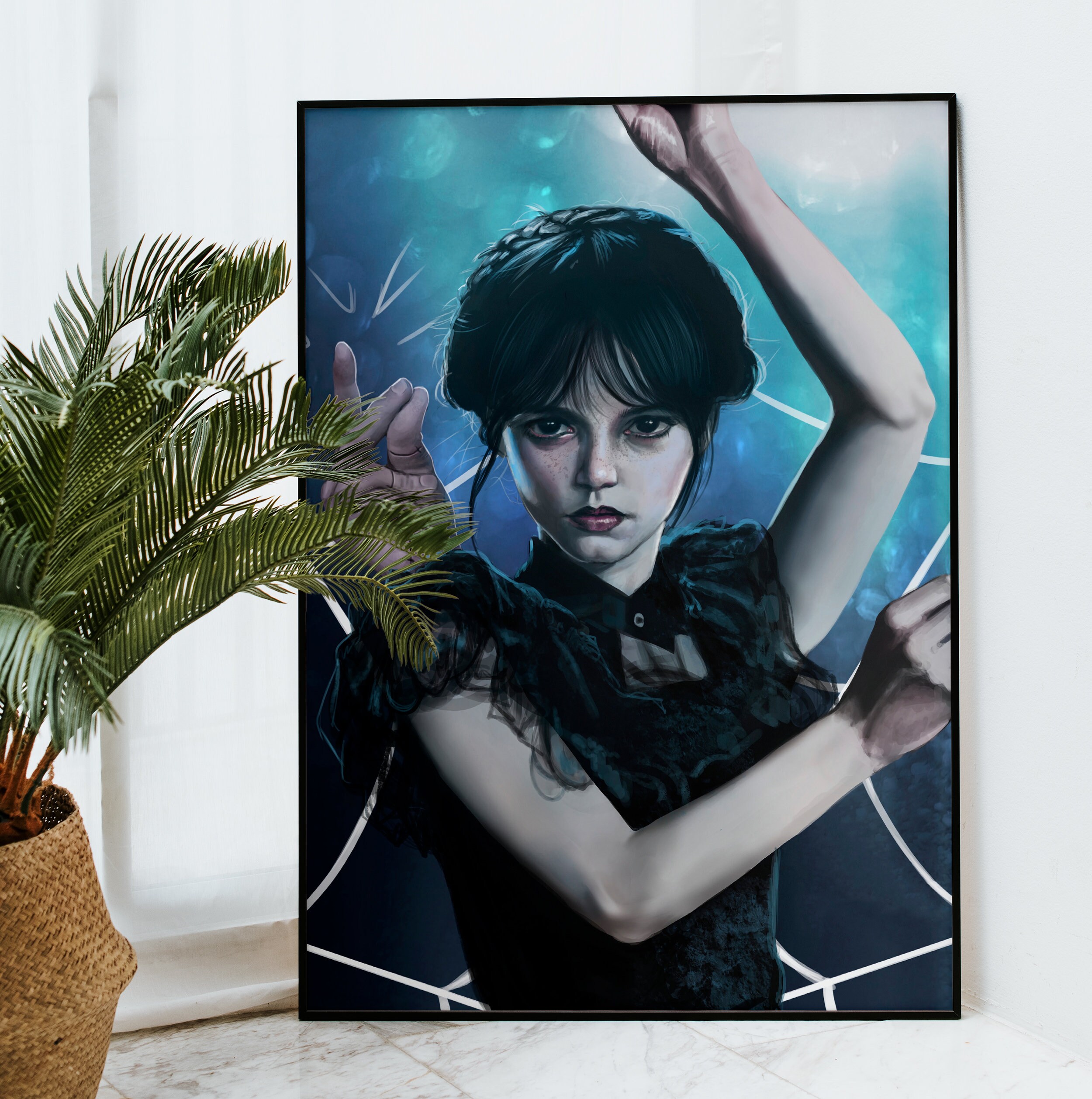 Wednesday Addams Poster TV Series Movie Print Addams Family Photo Wall Art