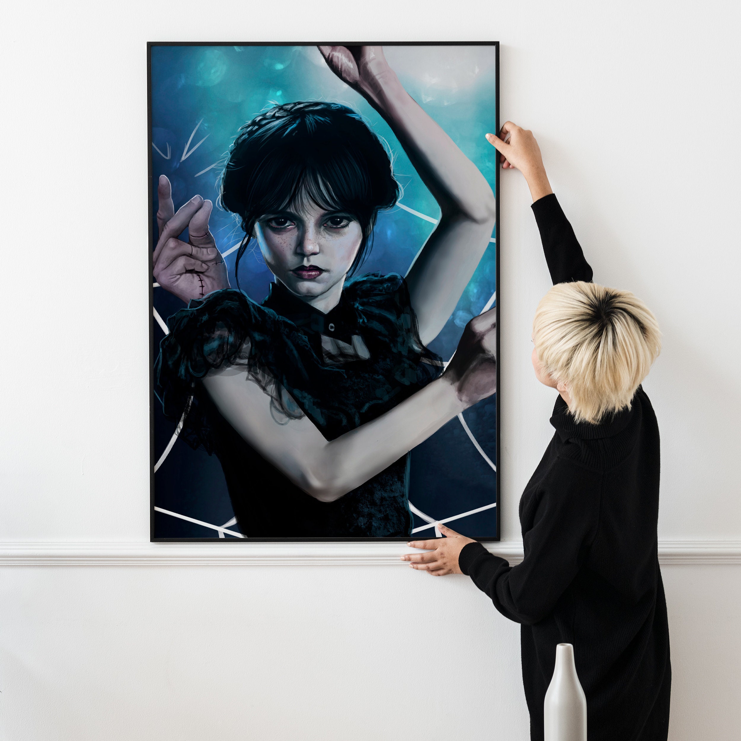 Wednesday Addams Poster TV Series Movie Print Addams Family Photo Wall Art