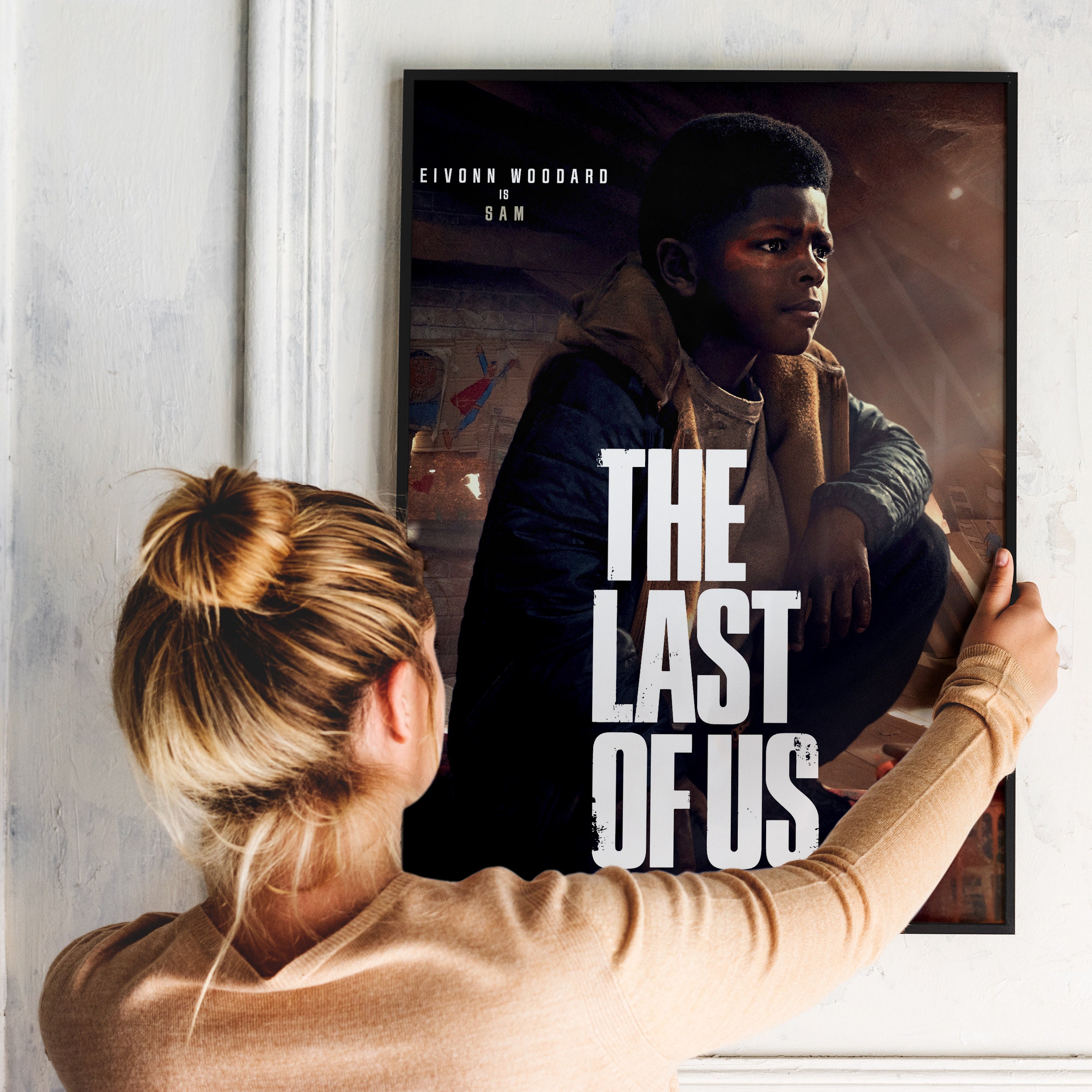 The Last Of Us Poster HBO TV Series Sam Keivonn Woodard 2023