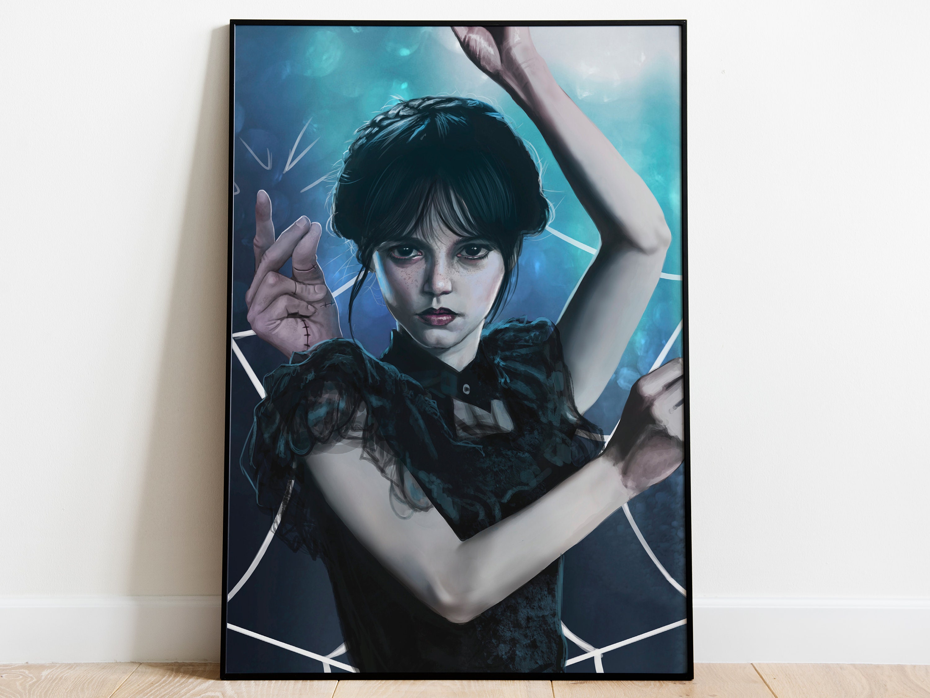 Wednesday Addams Poster TV Series Movie Print Addams Family Photo Wall Art