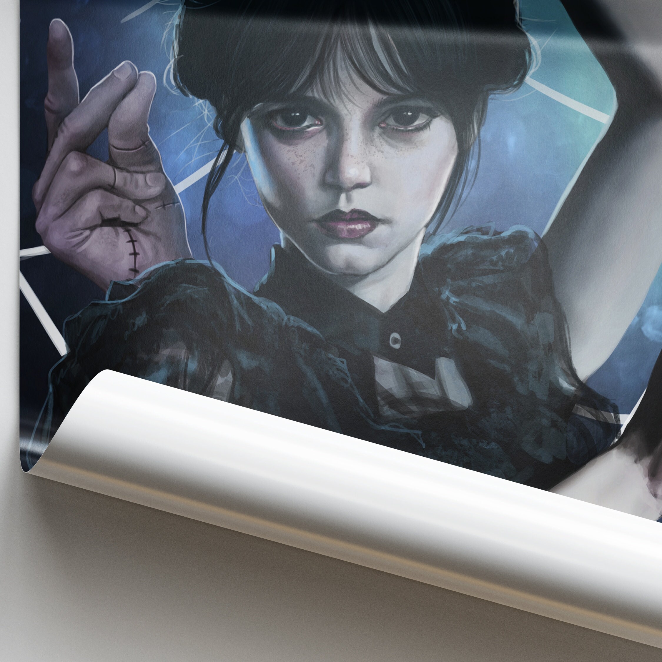 Wednesday Addams Poster TV Series Movie Print Addams Family Photo Wall Art