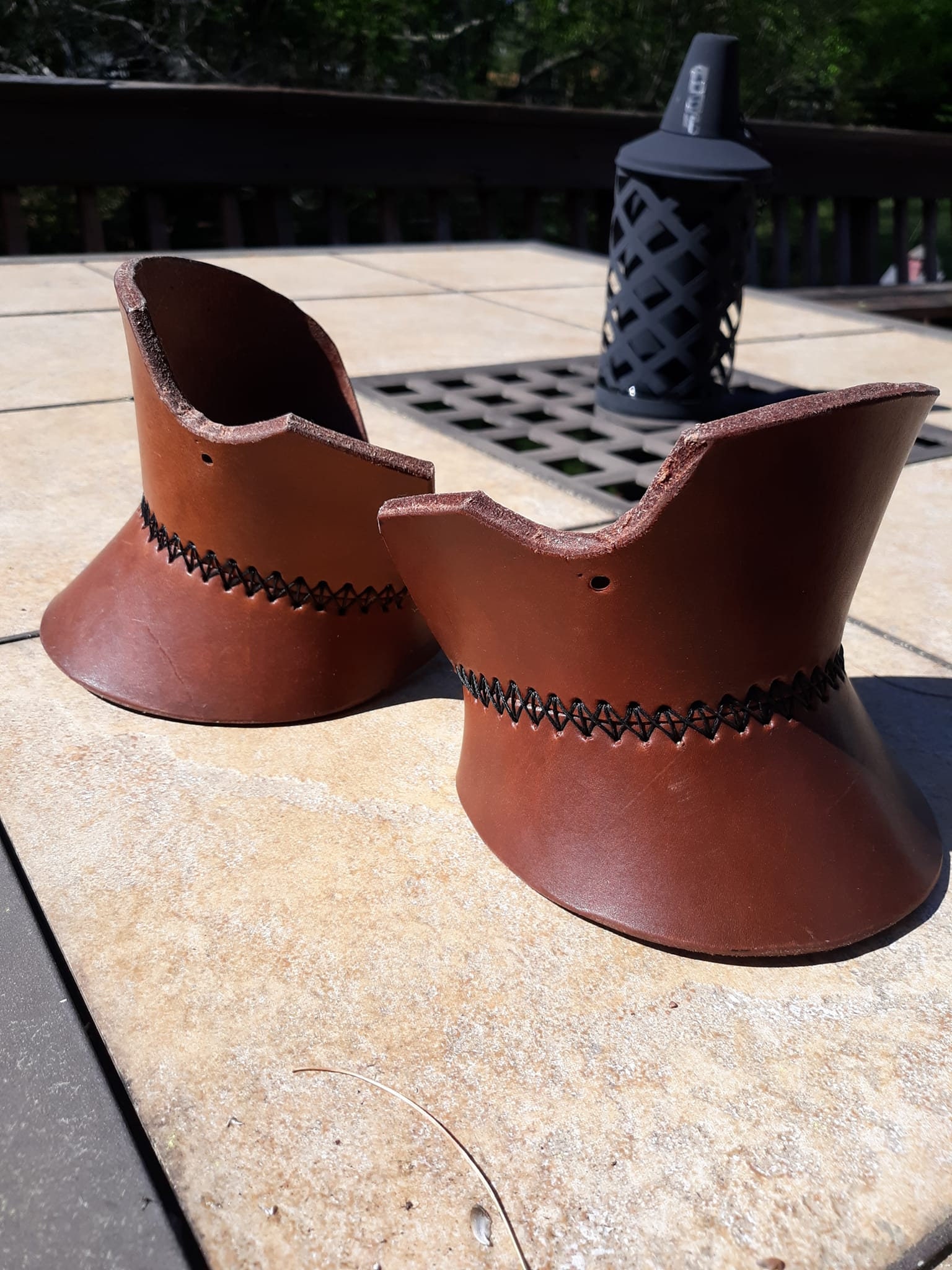 Hardened Leather Demi-gauntlets - Etsy