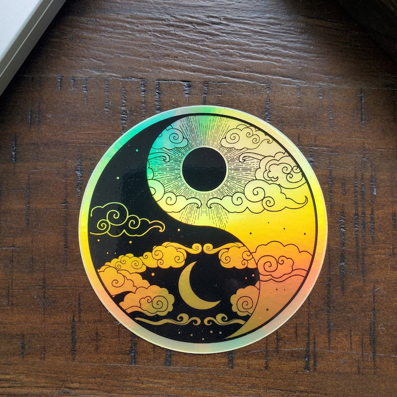 Yin Yang Decal - Etsy