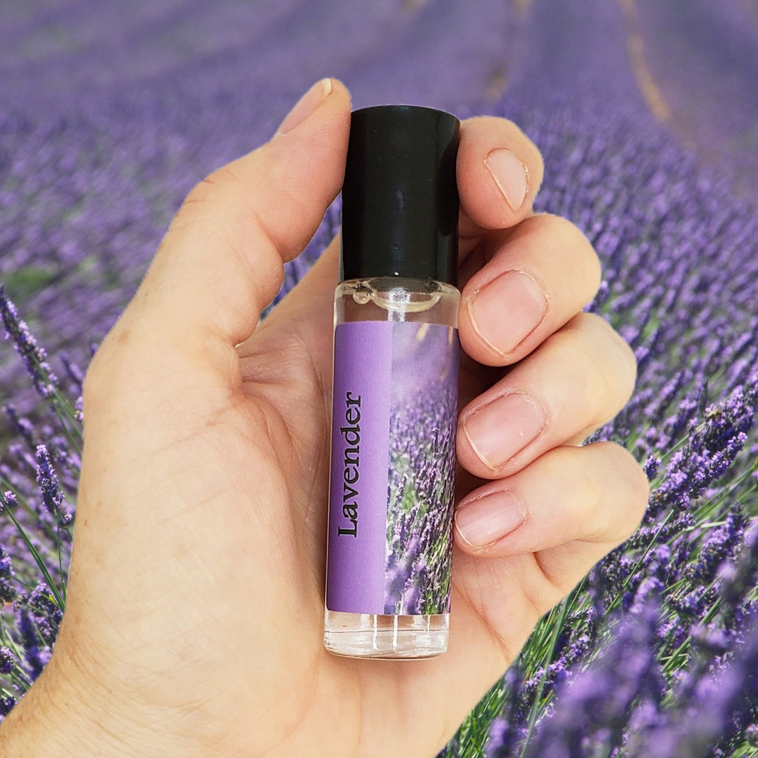 Lavender Perfume Oil by Shadow Scents – Calming & Relaxing Floral ...