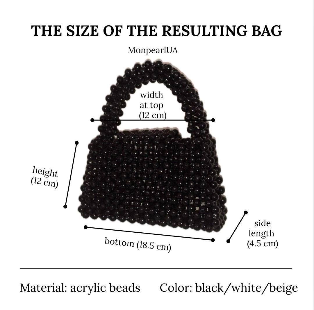 Beaded Bag Kit | DIY Craft Set With Video Instructions, Beads, Tools - Etsy