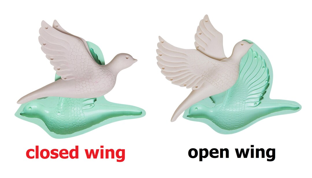 Wall Decoration Birds Silicone Mold Pigeon 2 Type Concrete - Etsy