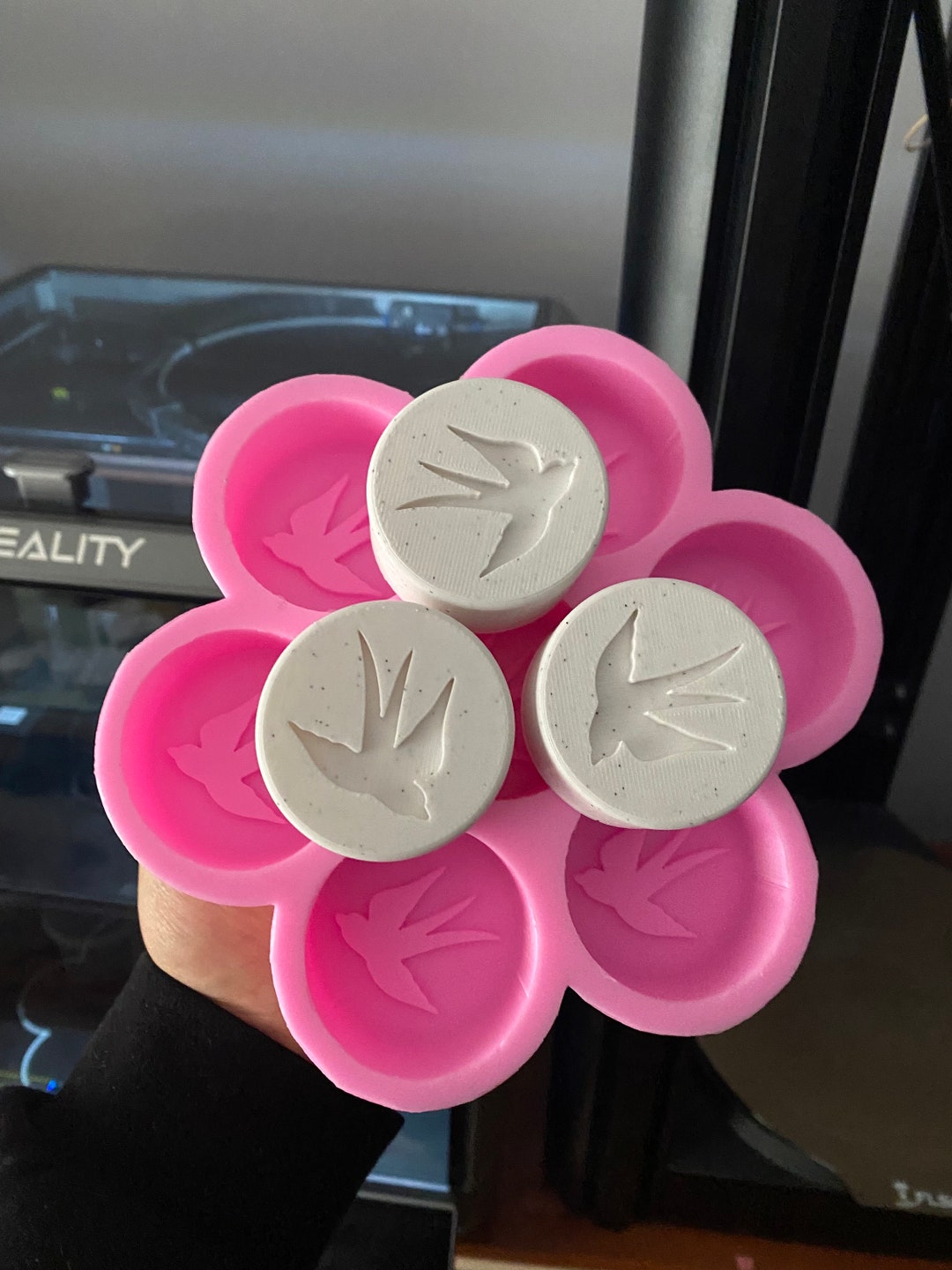 Custom Soap Mold Your Logo or Text (2'' Round Soap Mold) Personalized ...