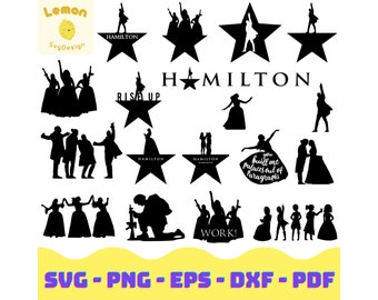 Hamilton Svg - Etsy