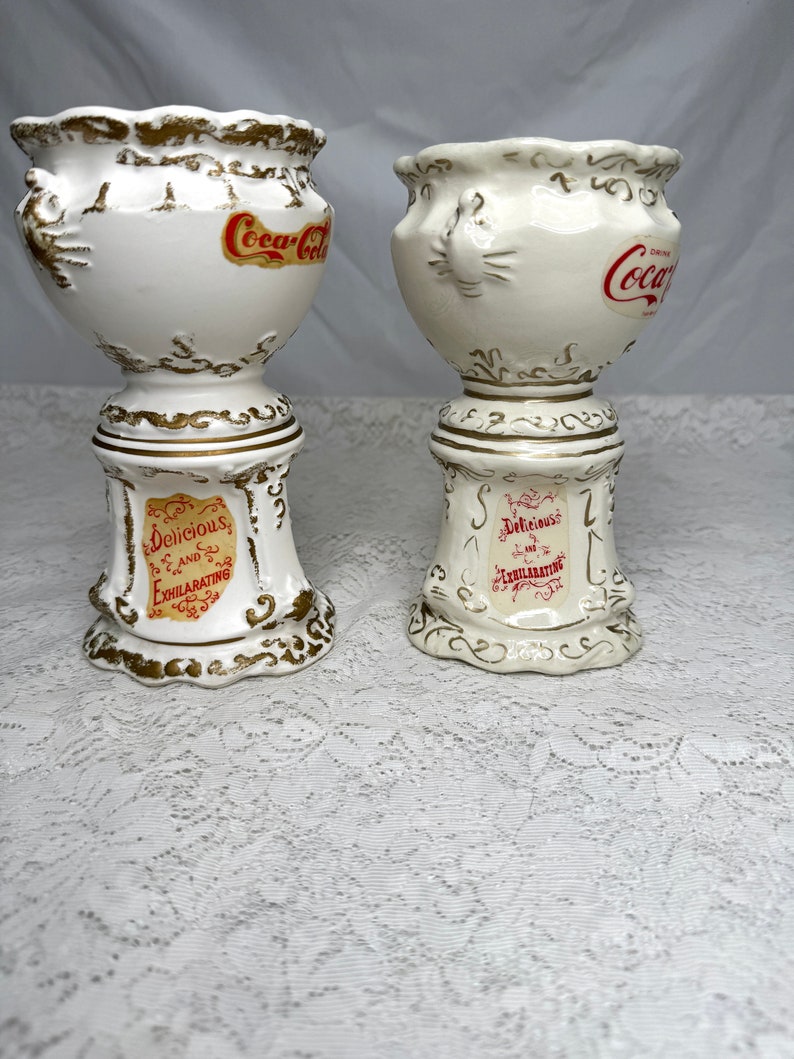 Vintage Coca-cola. Coke. Coka-cola. Ceramic Syrup Urns, Syrup Dispencer ...