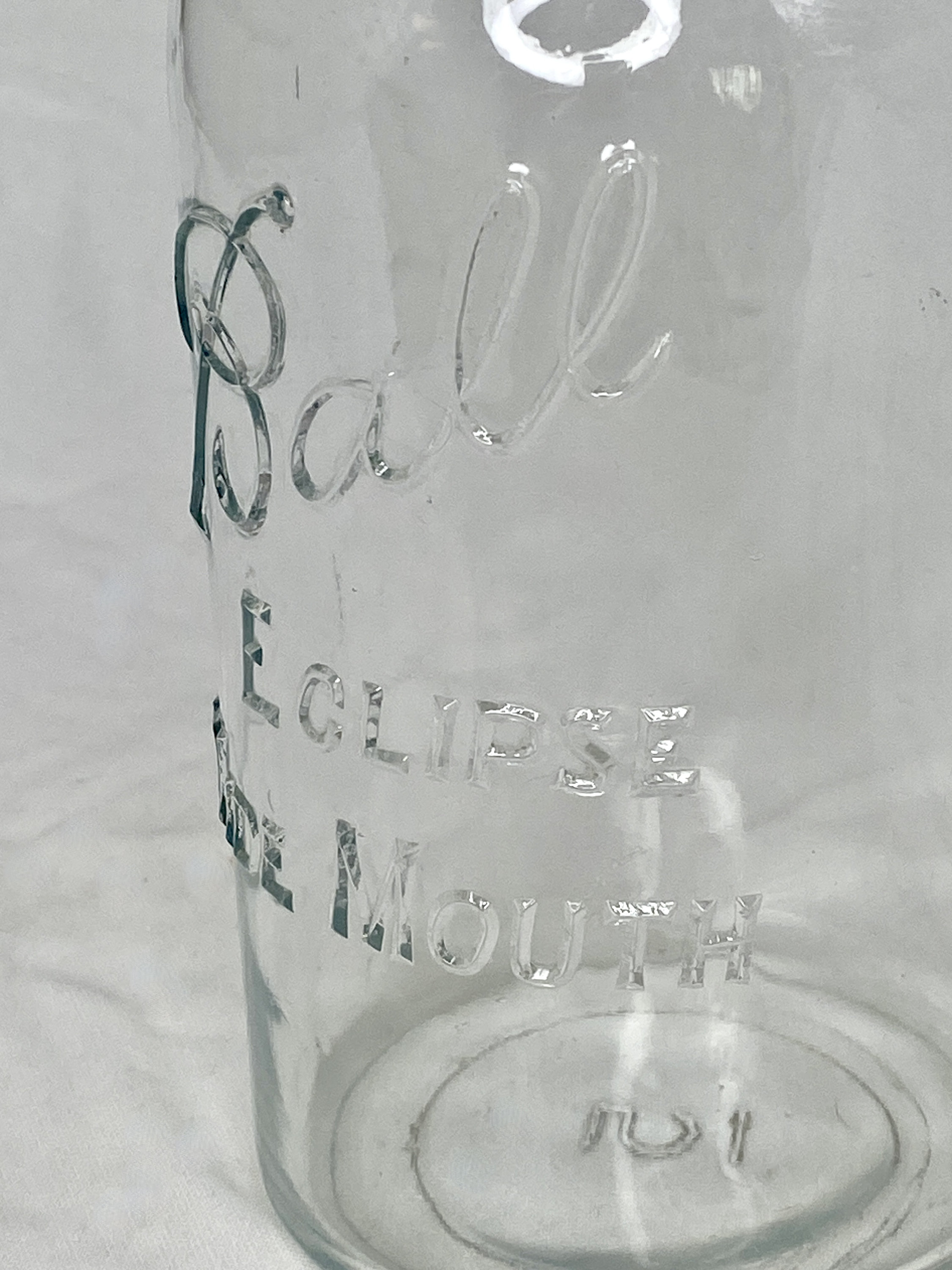 Antique Ball Jar, Eclipse Wide Mouth, Wire Bale Glass Lid, 1923-1933 - Etsy