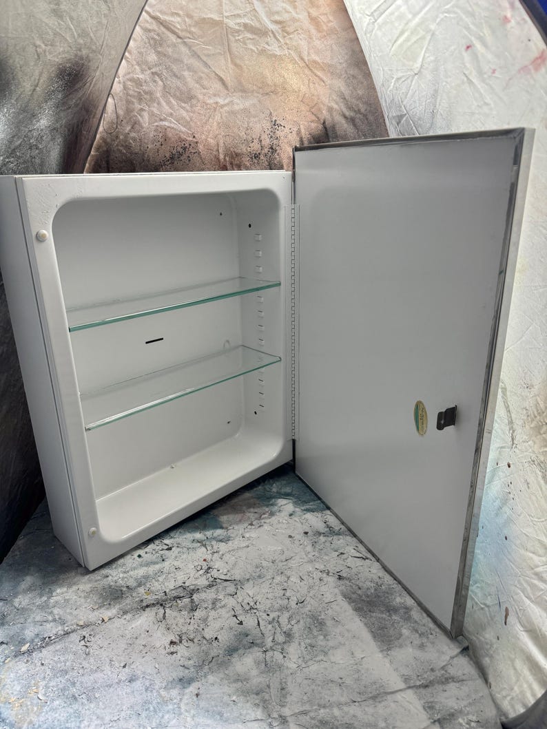 Vintage Nutone Metal Recessed Medicine Cabinet: Mid-century Modern ...