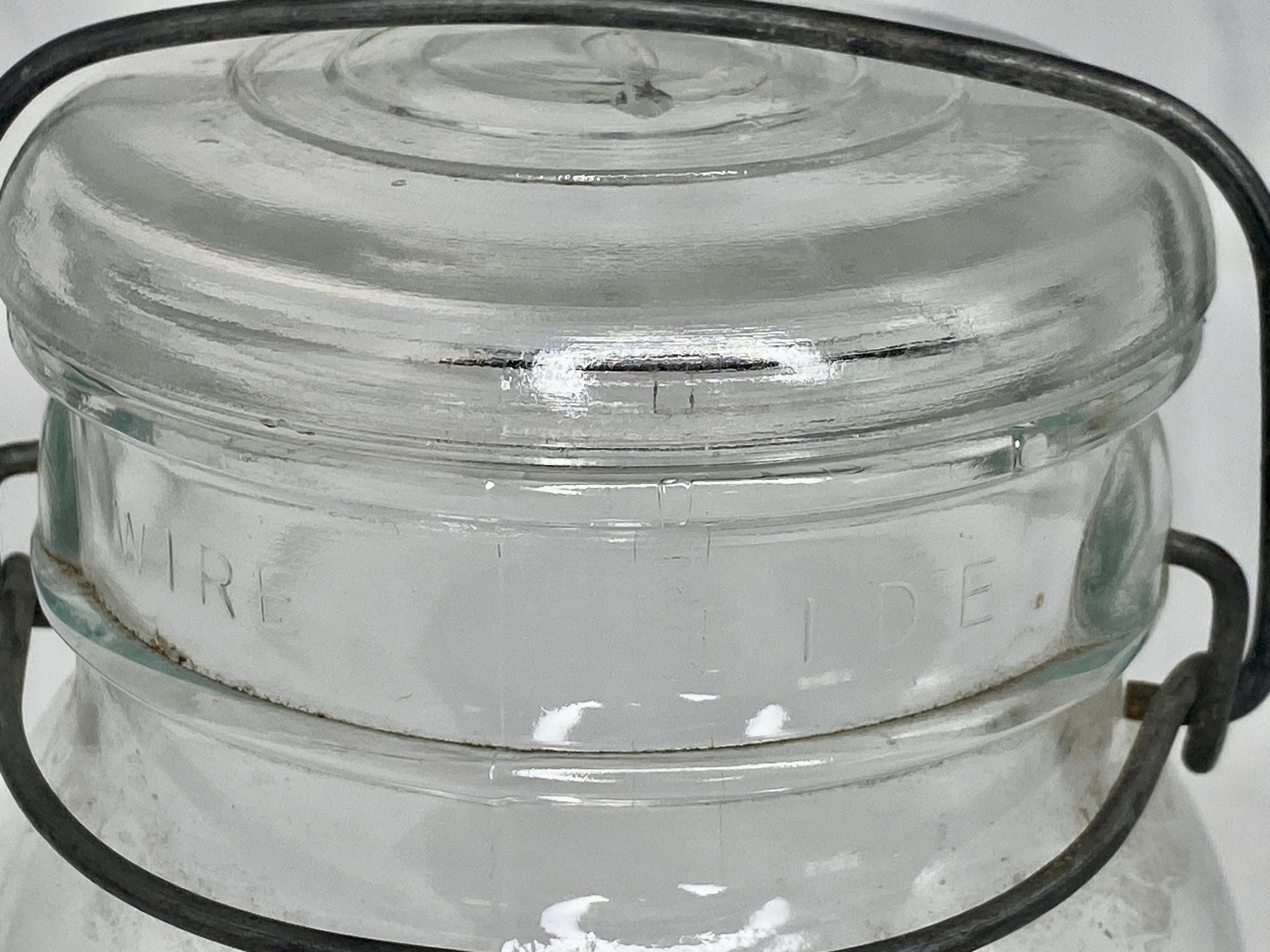 Antique Ball Jar, Eclipse Wide Mouth, Wire Bale Glass Lid, 1923-1933 - Etsy