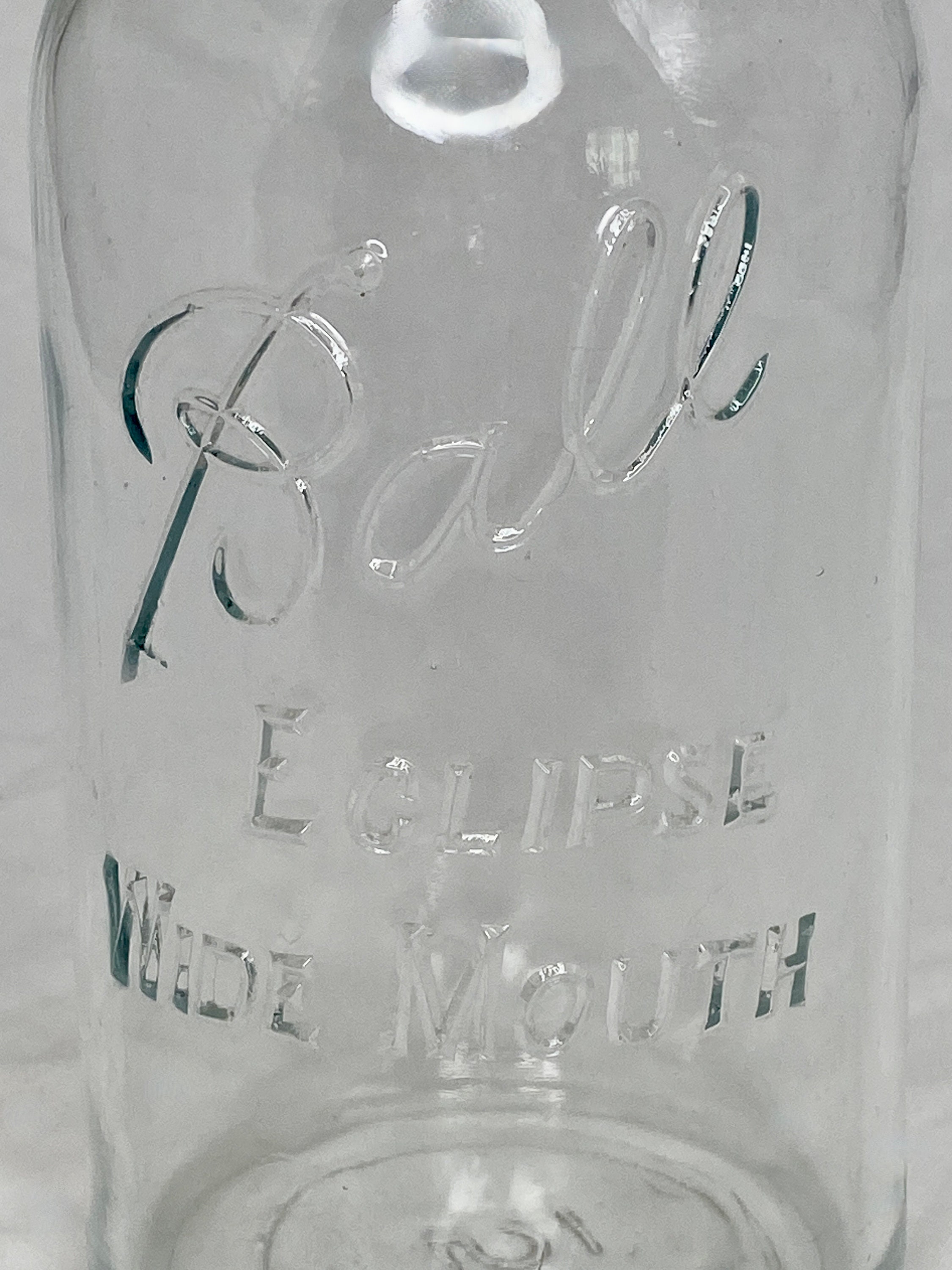 Antique Ball Jar, Eclipse Wide Mouth, Wire Bale Glass Lid, 1923-1933 - Etsy