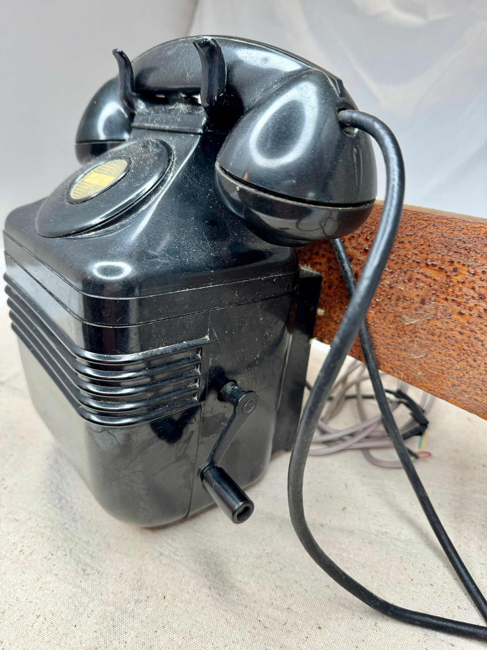 LEICH Electric Beehive Crank Wall Telephone, Circa 1930 - Etsy
