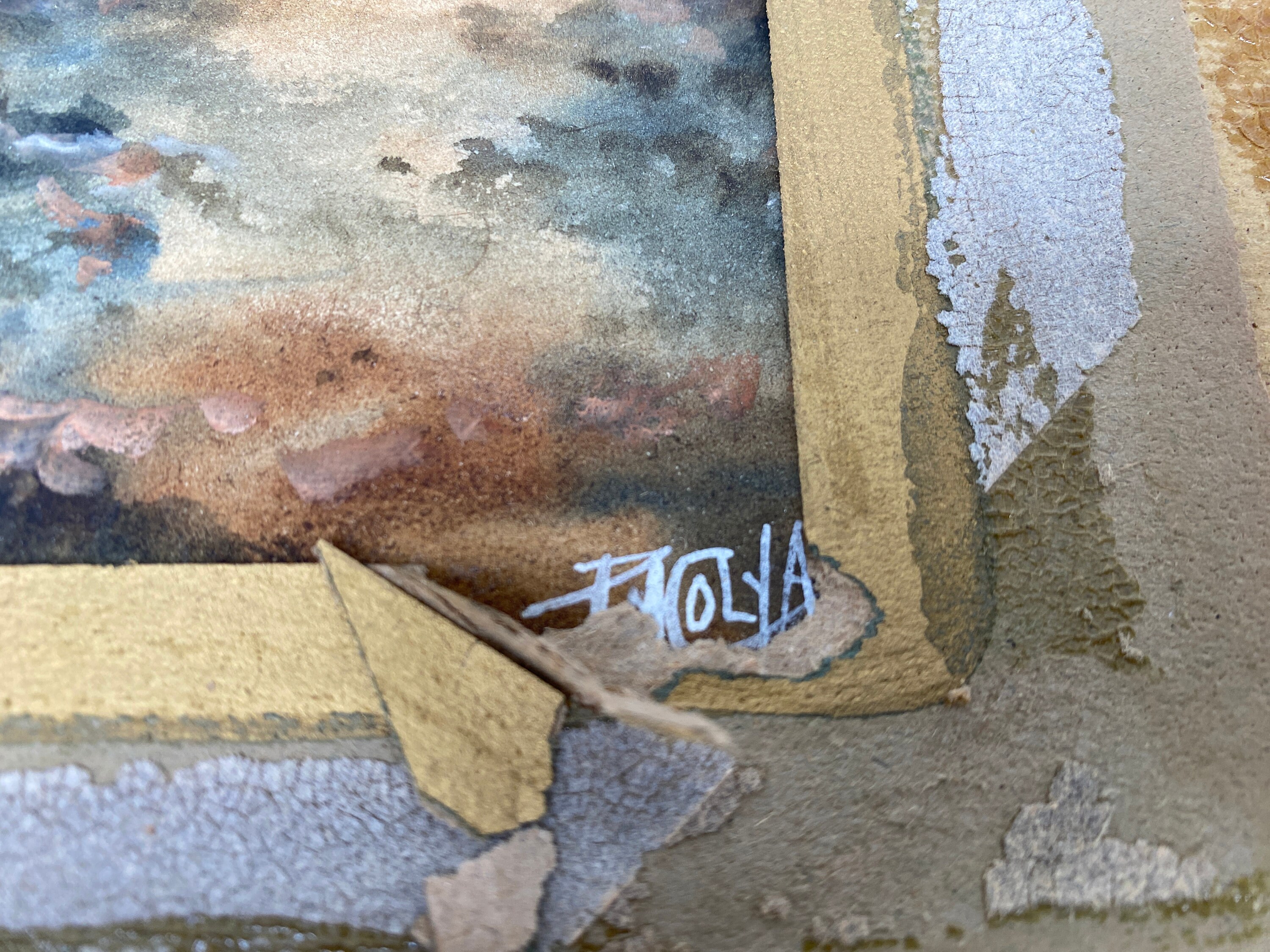 Antique Hand Colored Photo Art by Artist Wallace Nutting Tree - Etsy