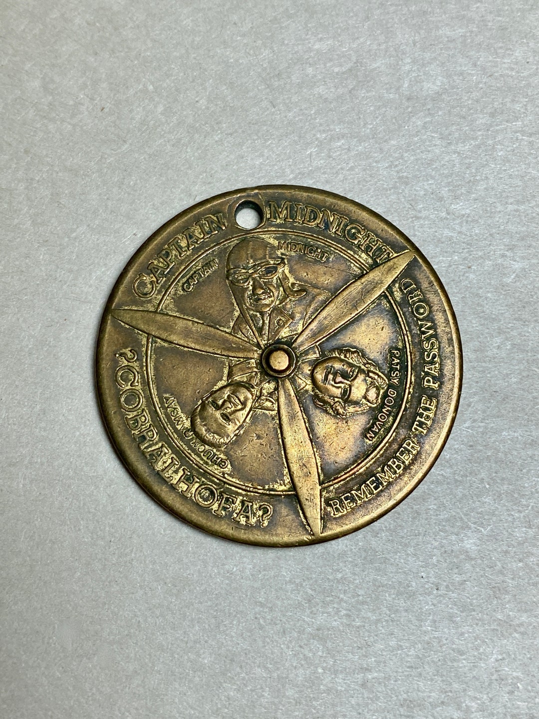 Original 1940 Captain Midnight Flight Patrol Medal Spinner - Etsy