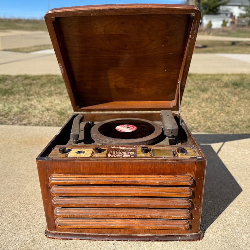 Antique Radio Cabinet - Etsy