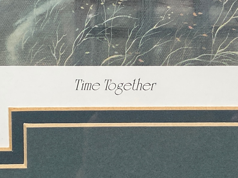 Gene Roncka Penciled Signed "time Together" Print With Remarque - Etsy