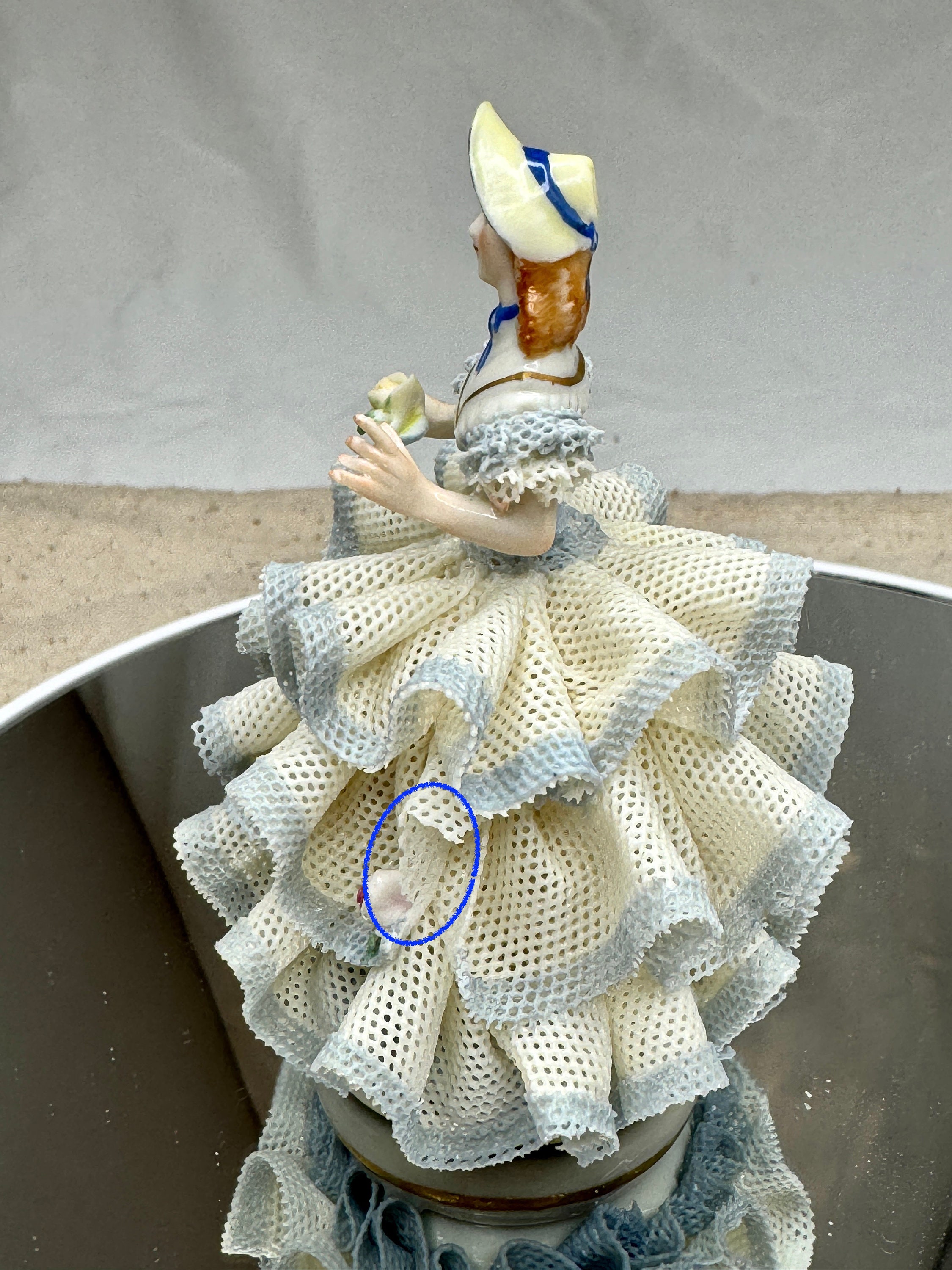 Irish Dresden Porcelain Lace Figurines: Lydia, Ida, Sylvia & Unnamed - Etsy