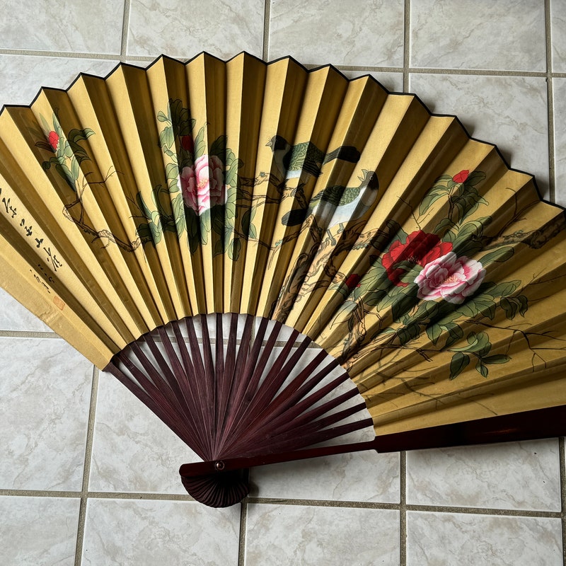 Chinese Fan Wall Art - Etsy