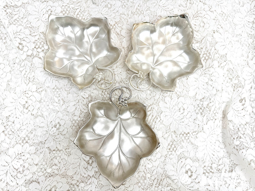 WMF Ikora Silver Plated Grape Leaf Dishes: Mid Century Modern Set - Etsy