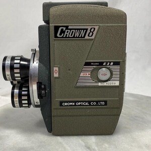 Vintage CROWN 8-E 3 B Movie Camera 8mm Format-3 Lenses, Crown Optical ...