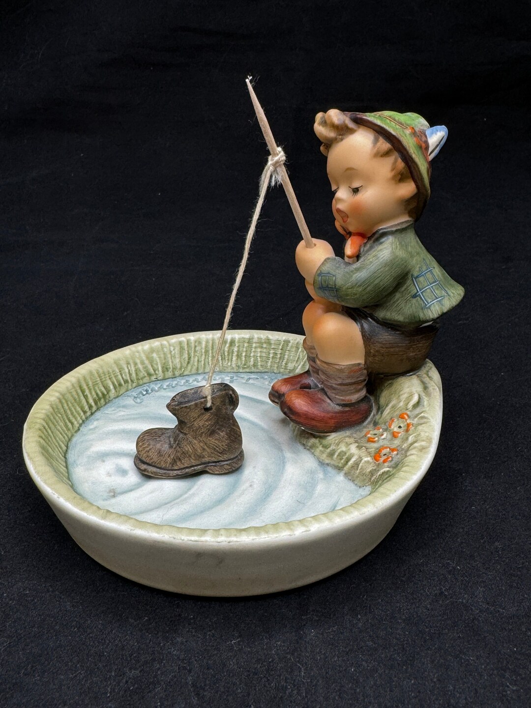 Vintage Goebel W. Germany Hummel 373 - Just Fishing - the Fisherman ...