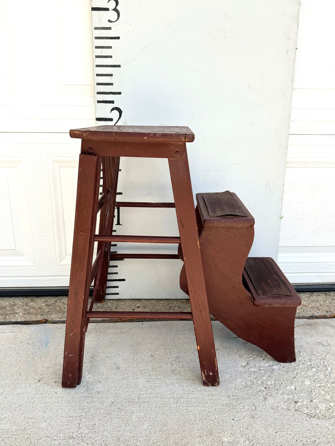 Vintage Hand Made Two-step Stool Ladder - Etsy