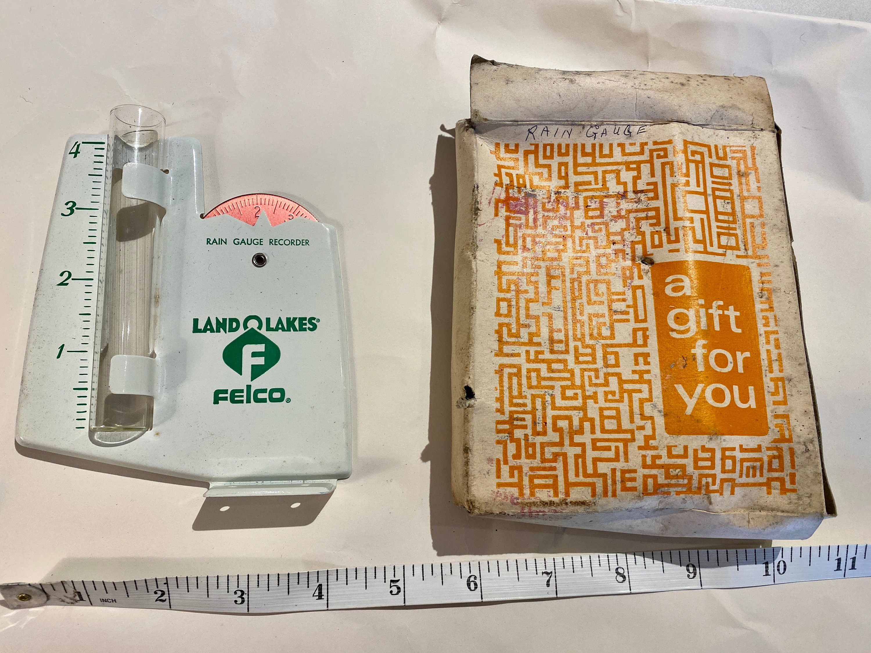 Vintage Land O Lakes Felco Rain Gauge Original Box NOS - Etsy