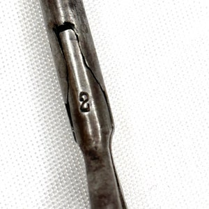Antique Curling Irons, All Metal Made in Germany #2, Vassar With Wooden ...