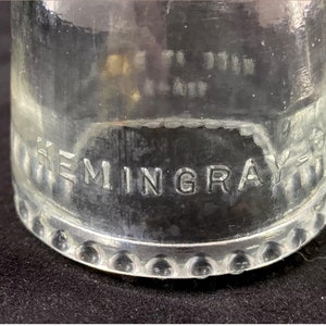 Vintage Hemingray Clear Glass Electrical Powerline Insulator Made in ...