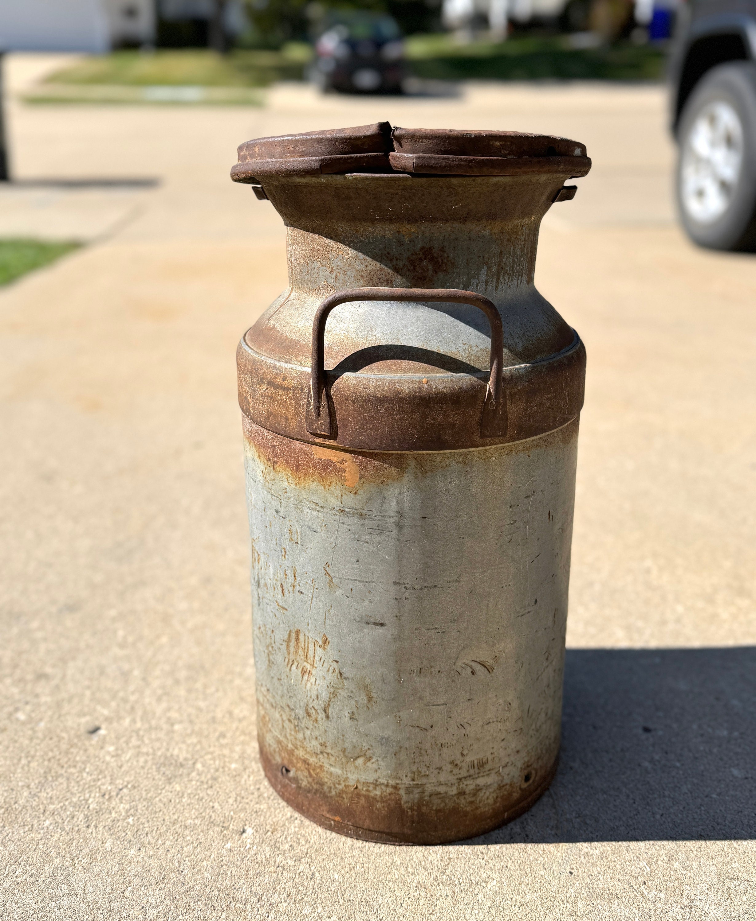 Rusty Purity Milk Co. Vintage Milk Can Rare Find - Etsy