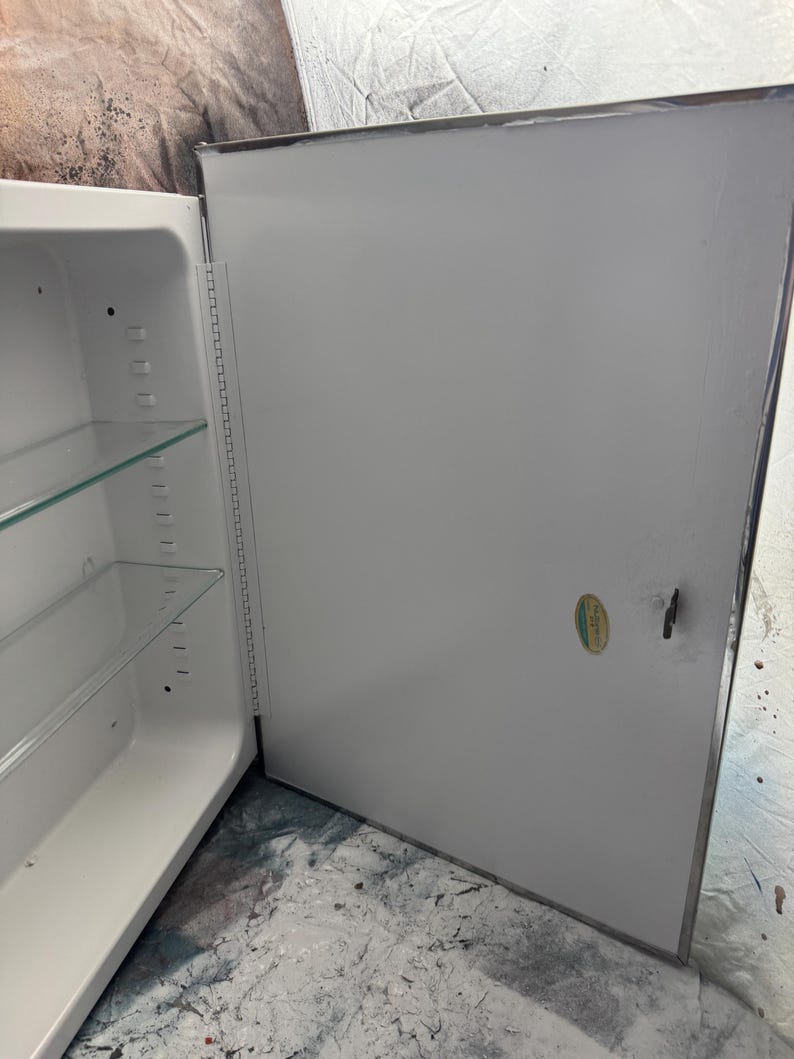 Vintage Nutone Metal Recessed Medicine Cabinet: Mid-century Modern ...