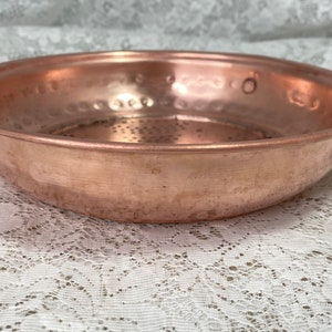 Antique 8 Inch COPPER Colander Strainer, Solid Copper, Wall Mounting ...