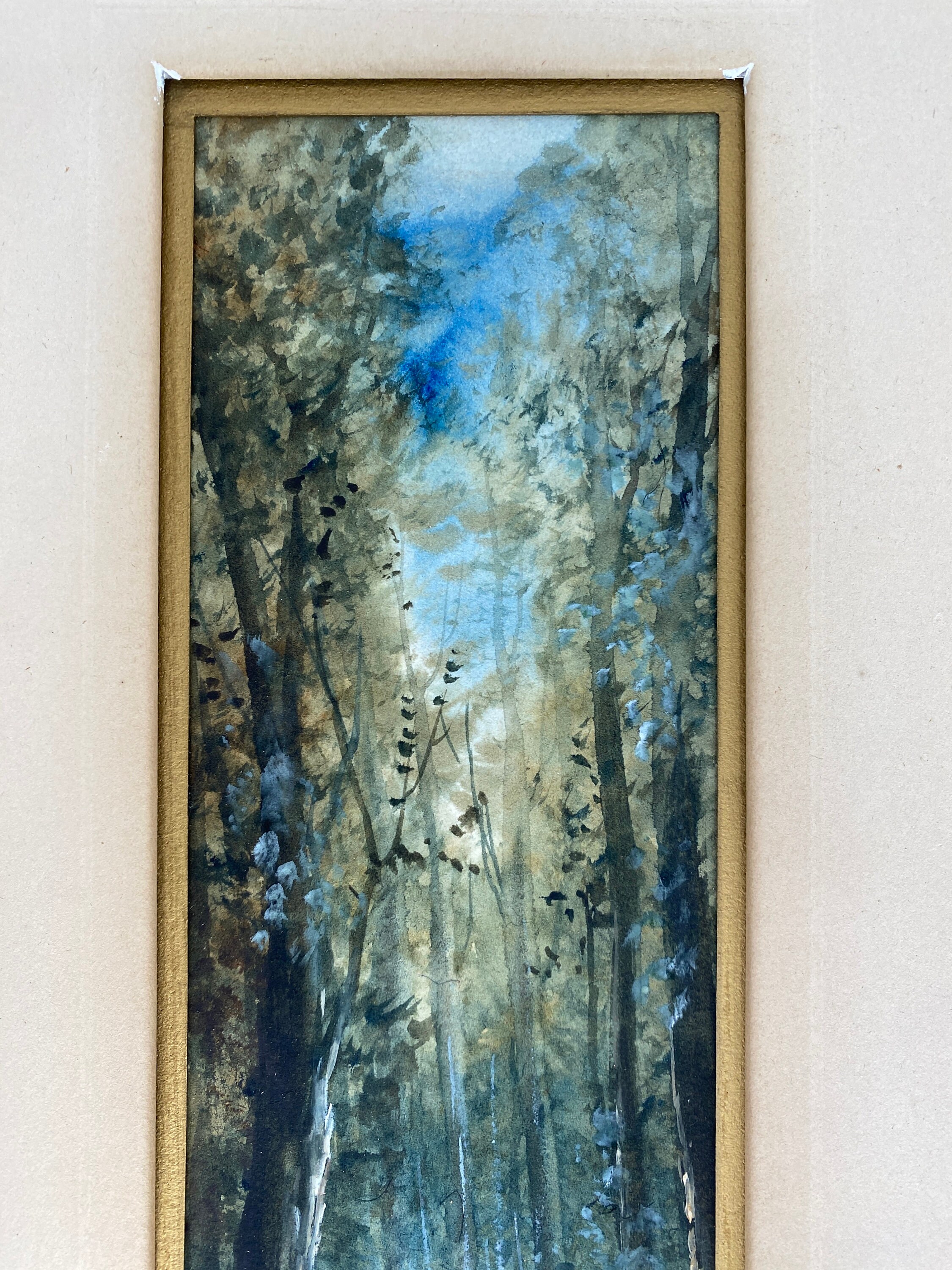 Antique Hand Colored Photo Art by Artist Wallace Nutting Tree - Etsy