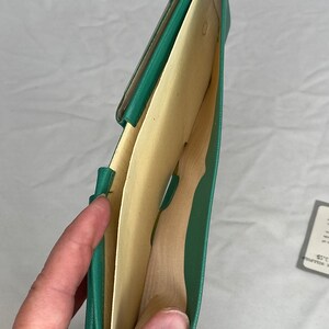 NOS Green Lady Bosca Ballerina Billfold, Green Wallet Popero Cowhide ...